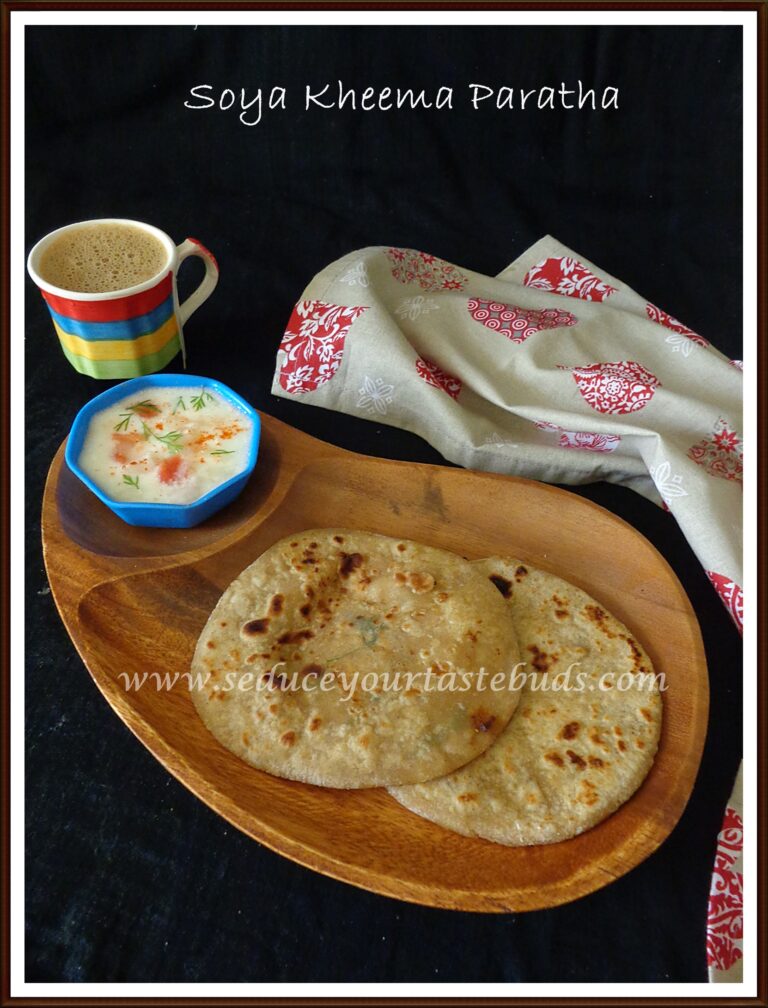 Soya Kheema Paratha Recipe - Seduce Your Tastebuds...