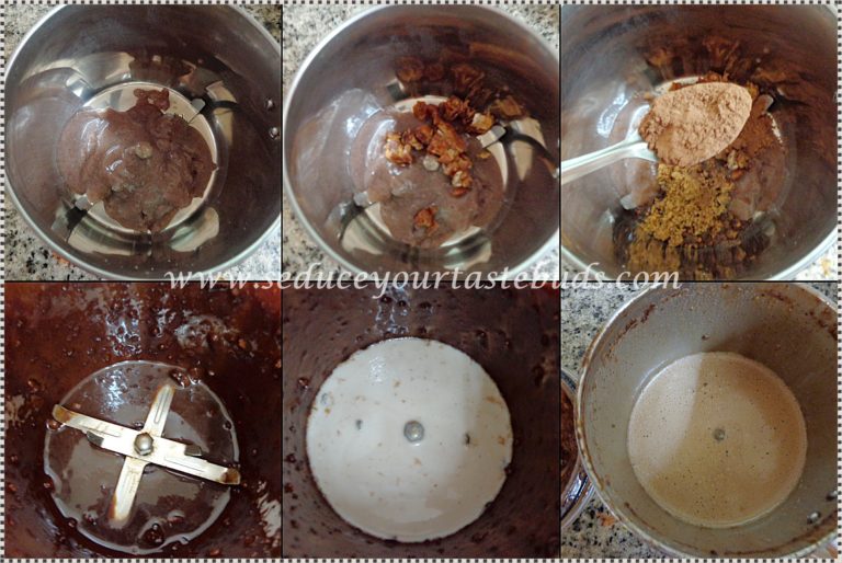 Chocolate Ragi Dates Milkshake Recipe - Seduce Your Tastebuds...