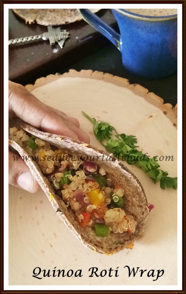 Quinoa Roti Wrap Recipe - Seduce Your Tastebuds...