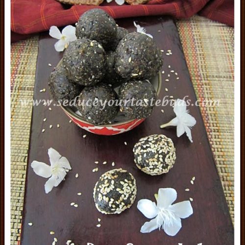 Dates Sesame Ladoo Recipe - Seduce Your Tastebuds...